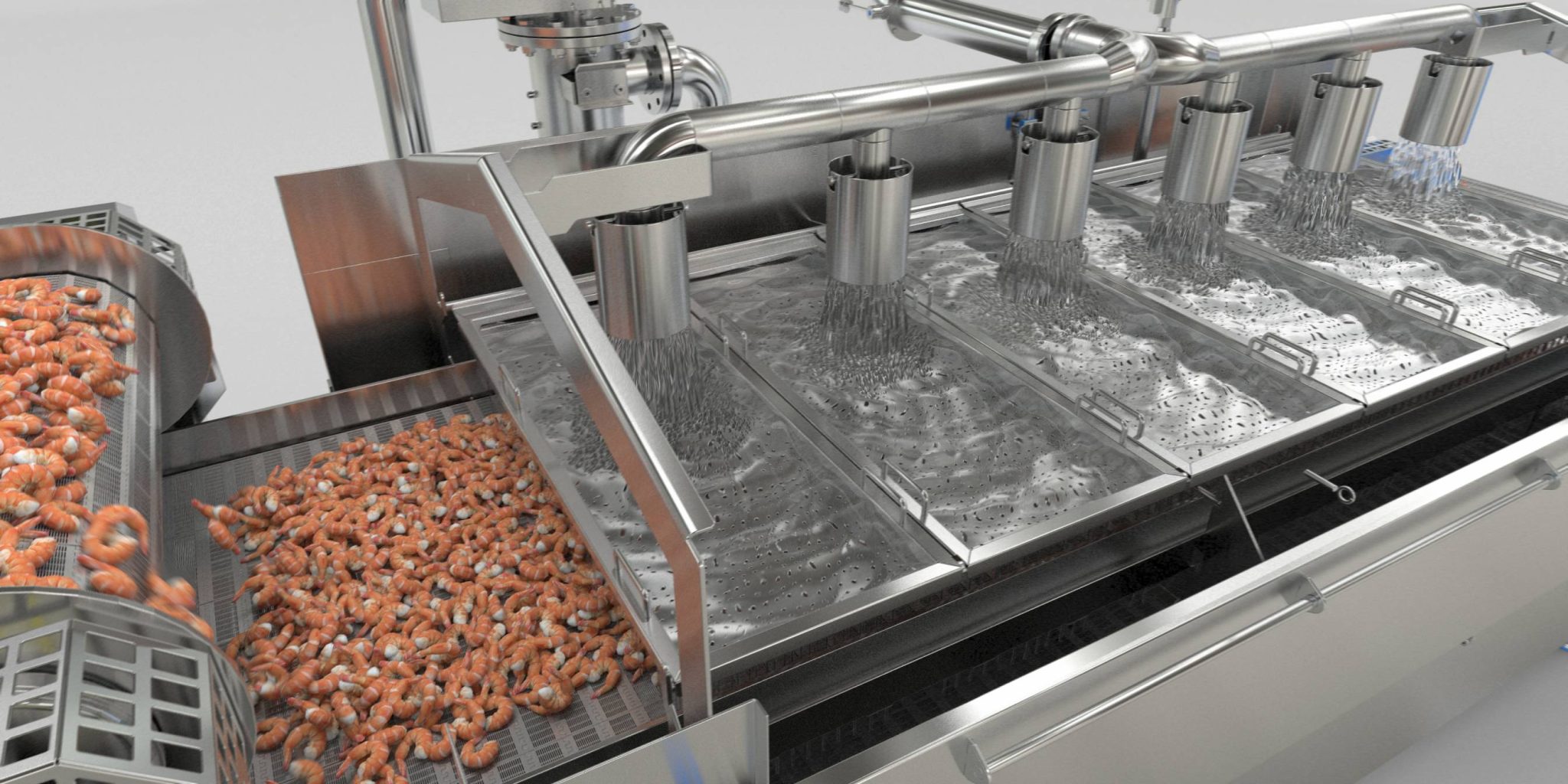 IQF Shrimp and Seafood Processing Equipment | Octofrost