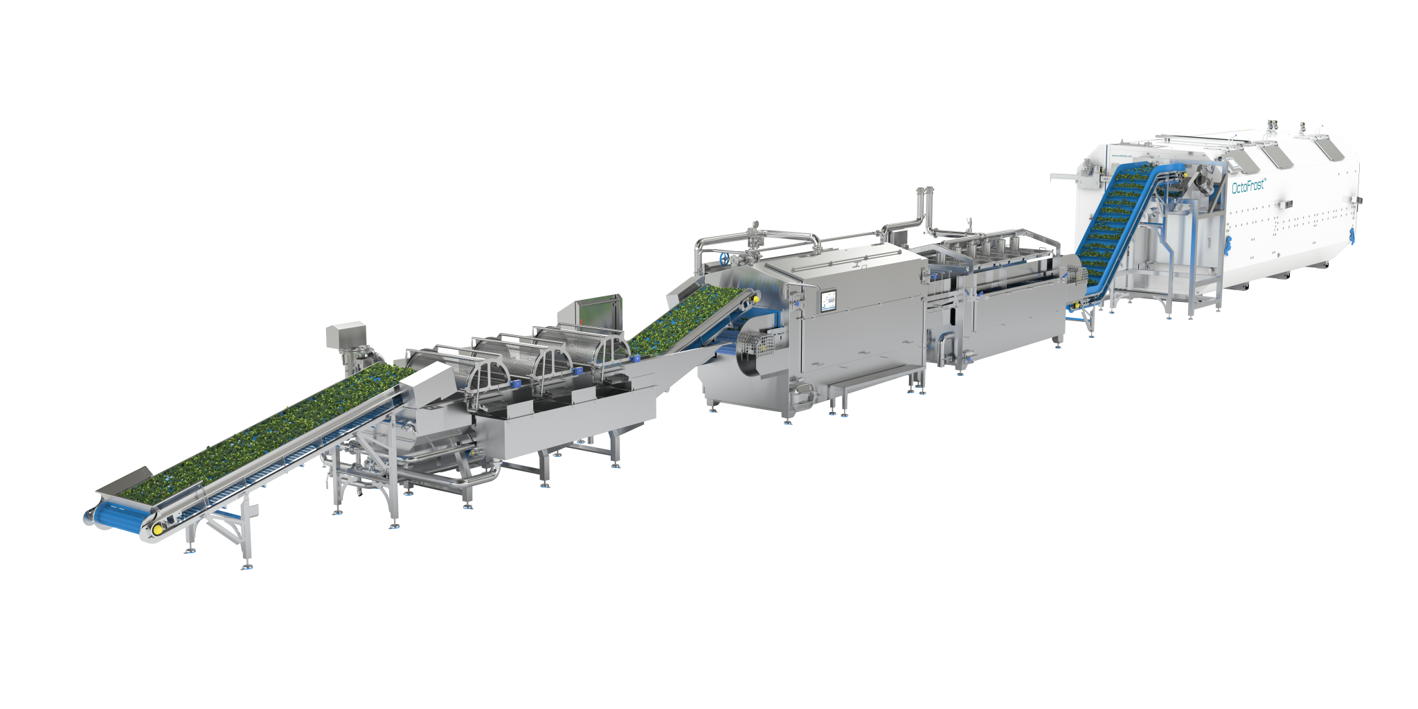 IQF Processing Lines | Octofrost